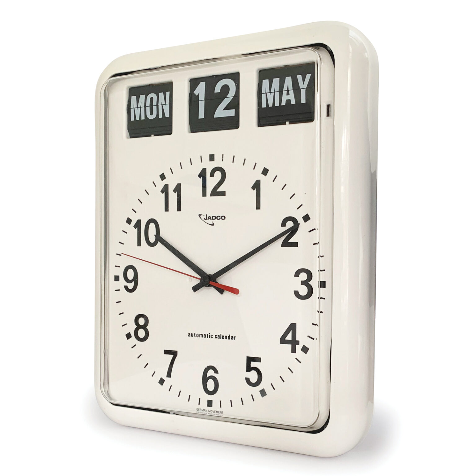 Analogue Calendar Clock with Automatic Calendar | Jadco Time