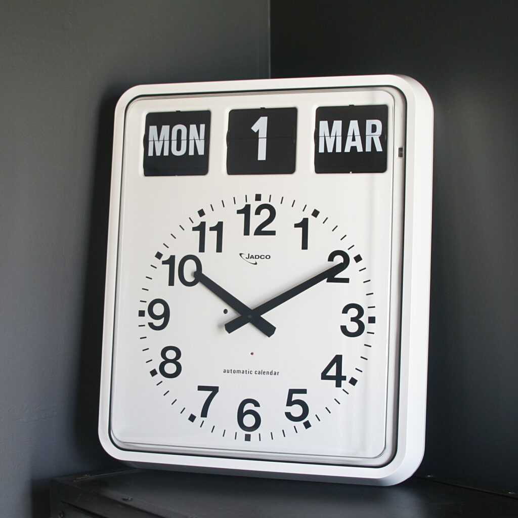Giant Analogue Calendar Clock | Jadco Time
