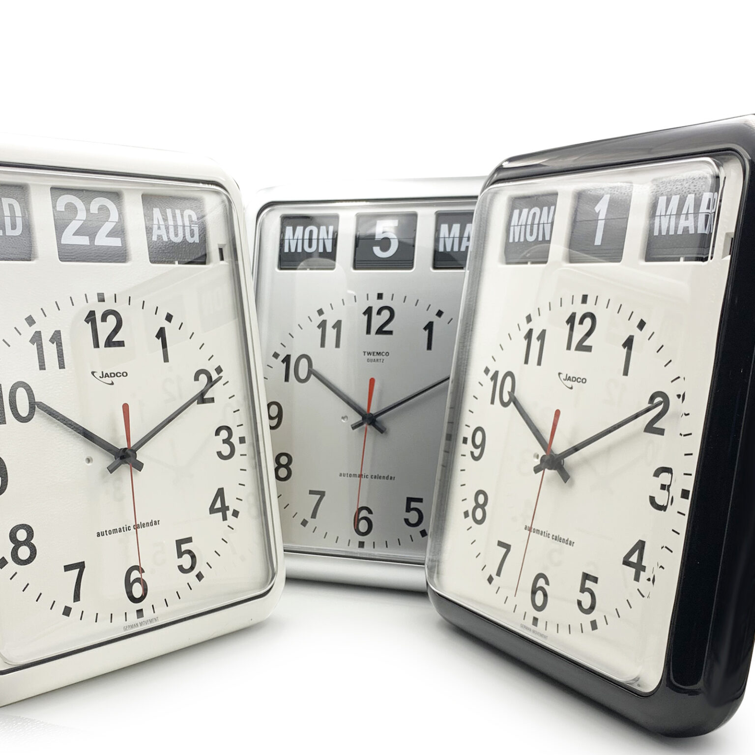 Analogue Calendar Clock with Automatic Calendar | Jadco Time